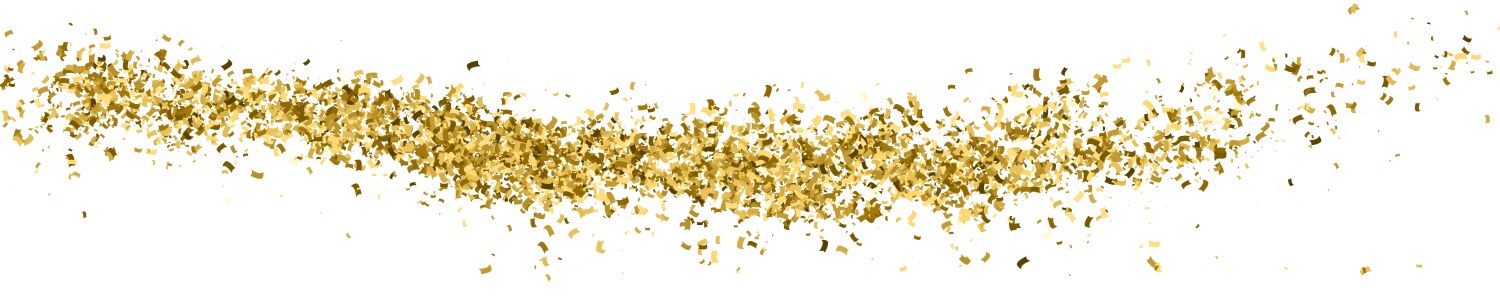 Gold glitter texture horizontal long banner Vector Image