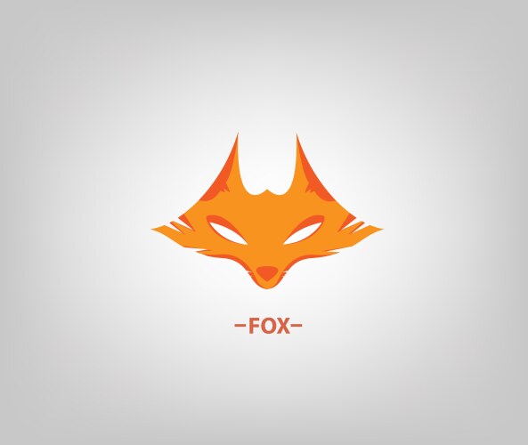 Fox logo icon Royalty Free Vector Image - VectorStock