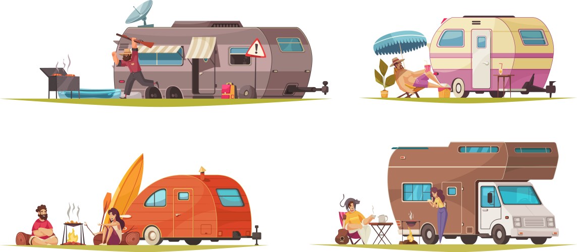 Camping Trailer Vector Images (over 12,000)