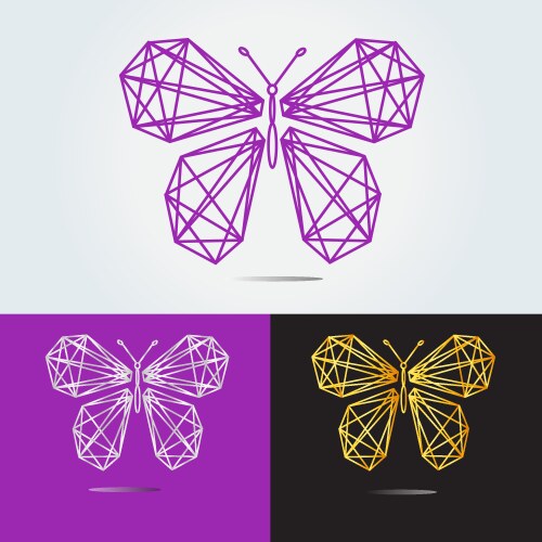 Butterflies Royalty Free Vector Image - VectorStock