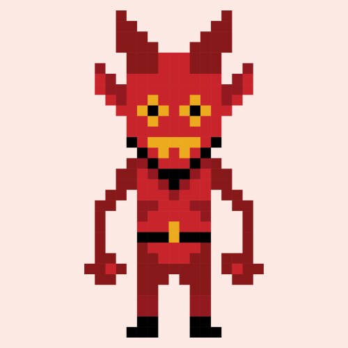 Pixel Art Halloween Vector Images (over 840)