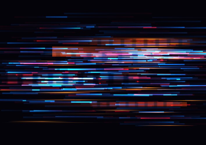 Glitch error effect digital background Royalty Free Vector