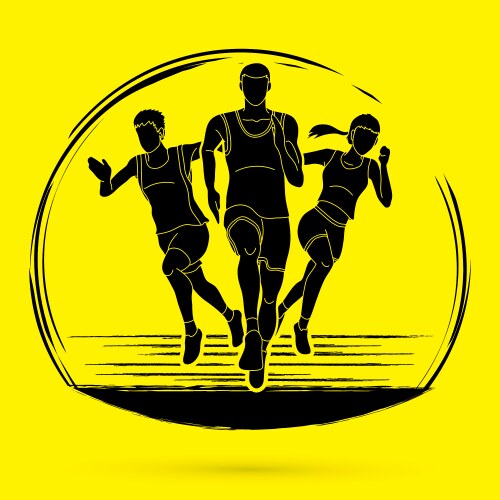 Marathon Runner Logo Vector Images (over 4,200)