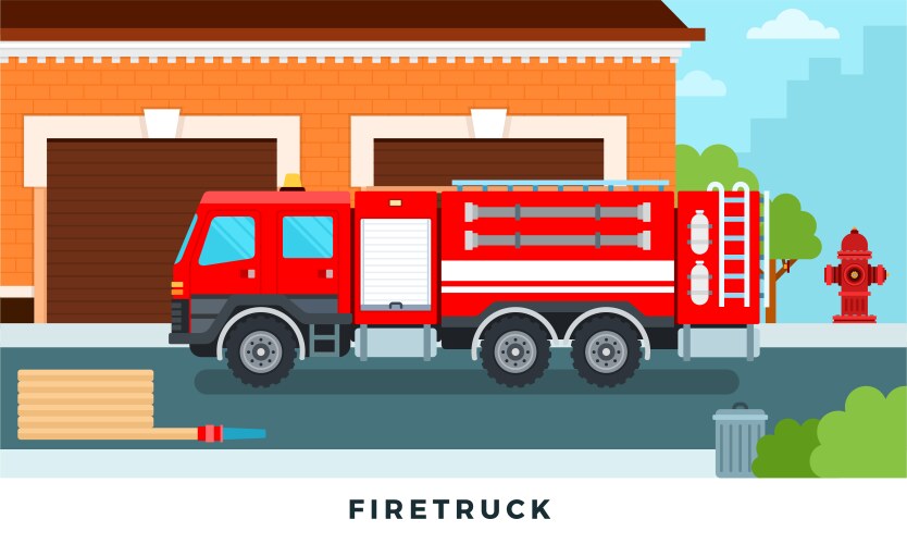 Truck Fire Top View Vector Images (51)