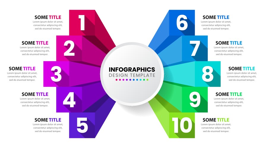 Timeline infographics design template with 4 Vector Image
