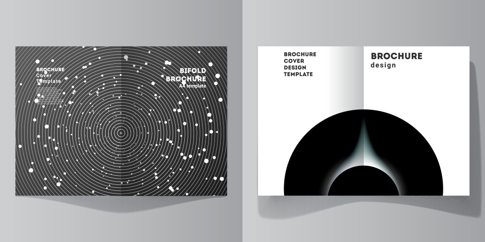 Black and white cover Royalty Free Vector Image