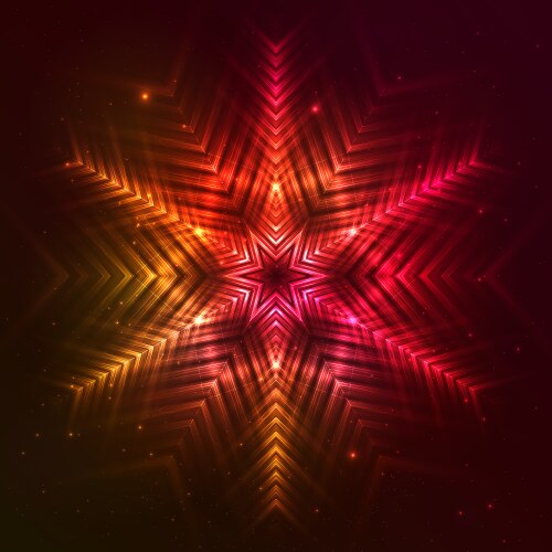 Fire red star Royalty Free Vector Image - VectorStock