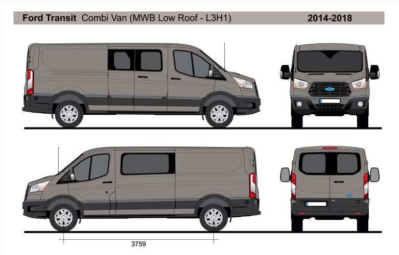 Ford Transit Vector Images (over 120)