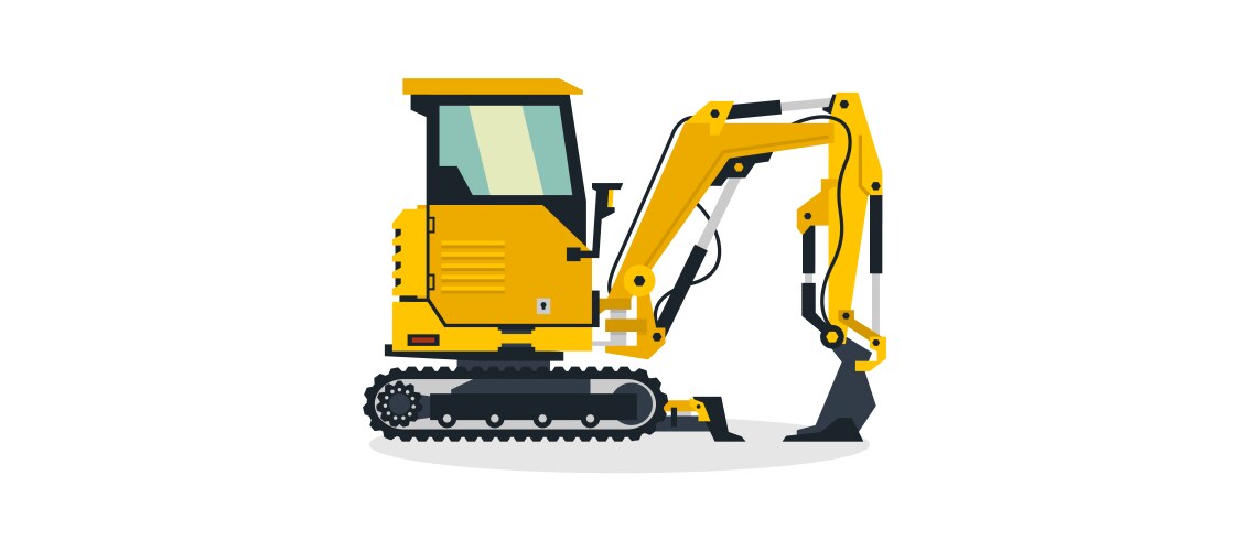 Excavator Royalty Free Vector Image - VectorStock