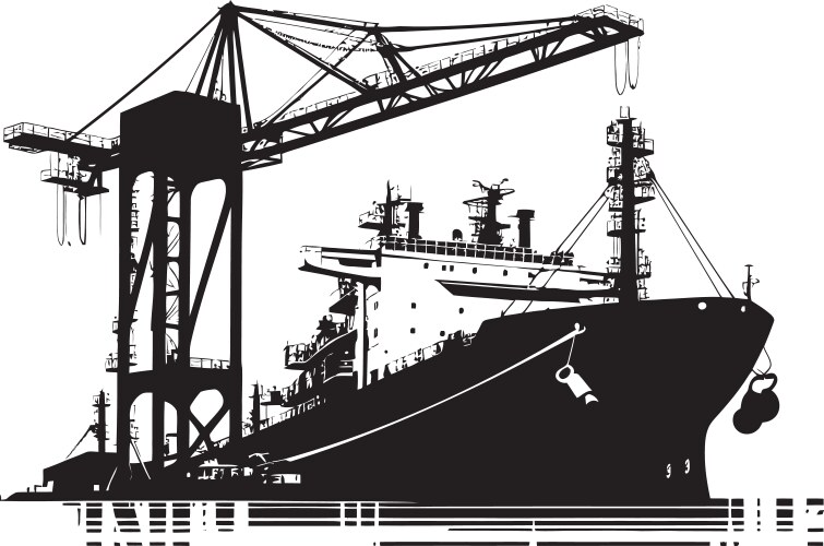 Crane Shipyard Dock Vector Images (over 650)
