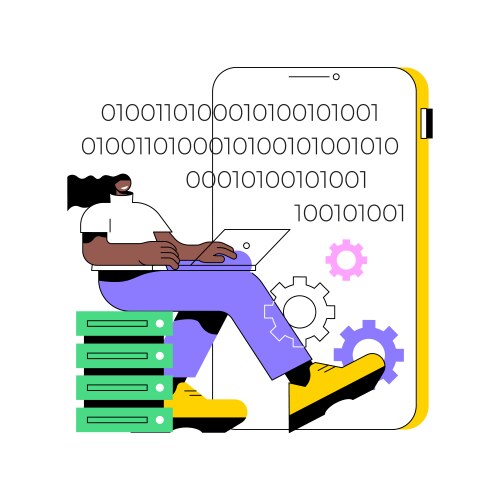 Selecting documents from big data Royalty Free Vector Image