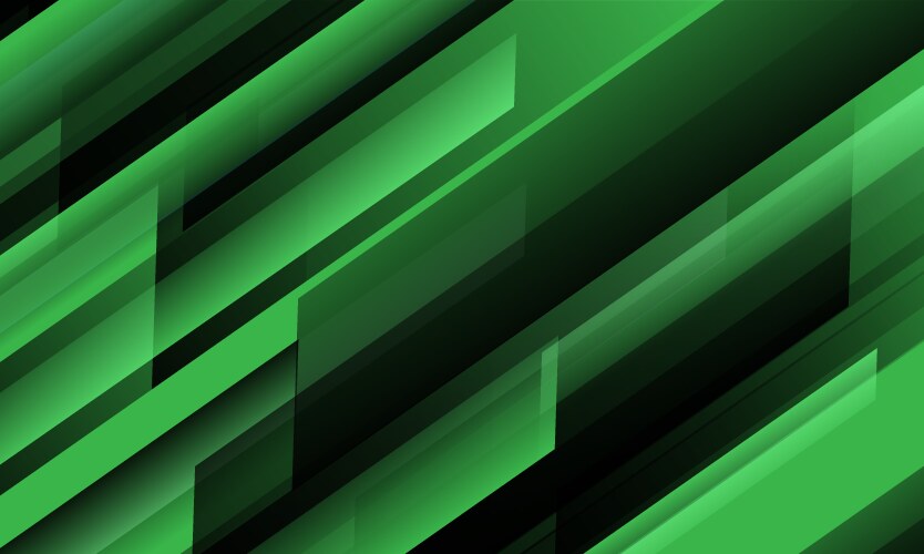 Abstract green gradient geometric diagonal Vector Image