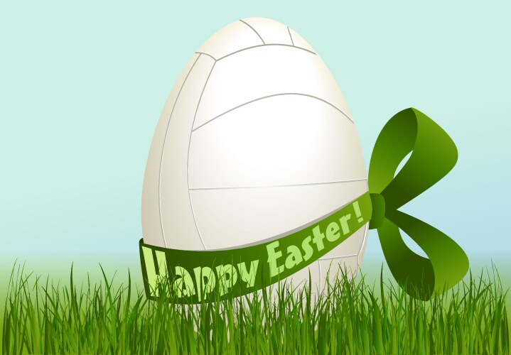 Rugby easter egg Royalty Free Vector Image - VectorStock