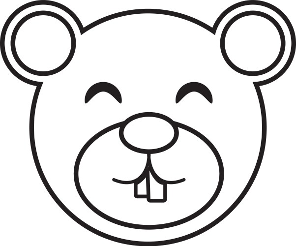Bear Face Outline Vector Images (over 4,900)