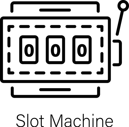 Slot Machine Outline Vector Images (over 6,400)