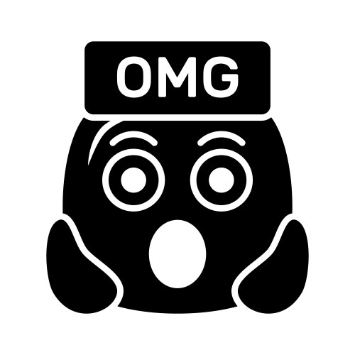 Omg Royalty Free Vector Image - VectorStock
