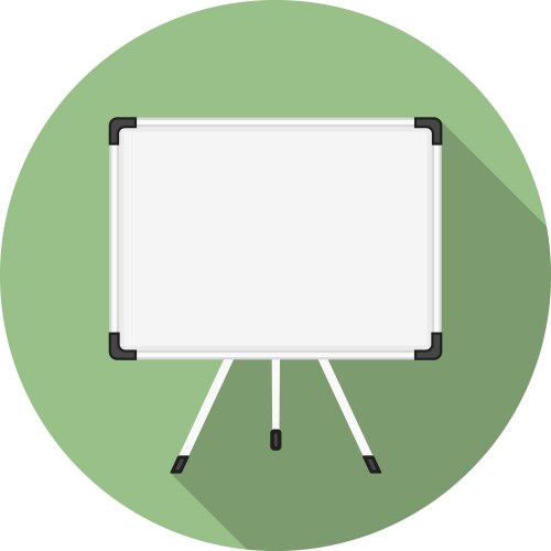 Whiteboard Royalty Free Vector Image - VectorStock