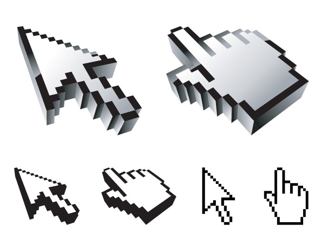 Finger Cursor Pointer Vector Images (over 16,000)
