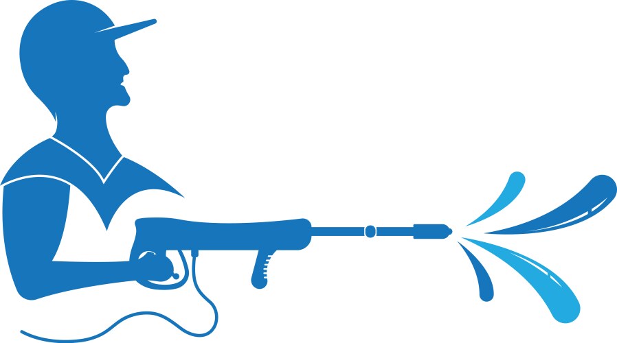 Cartoon Pressure Washer Pressure Washing Logos Vector Images (over