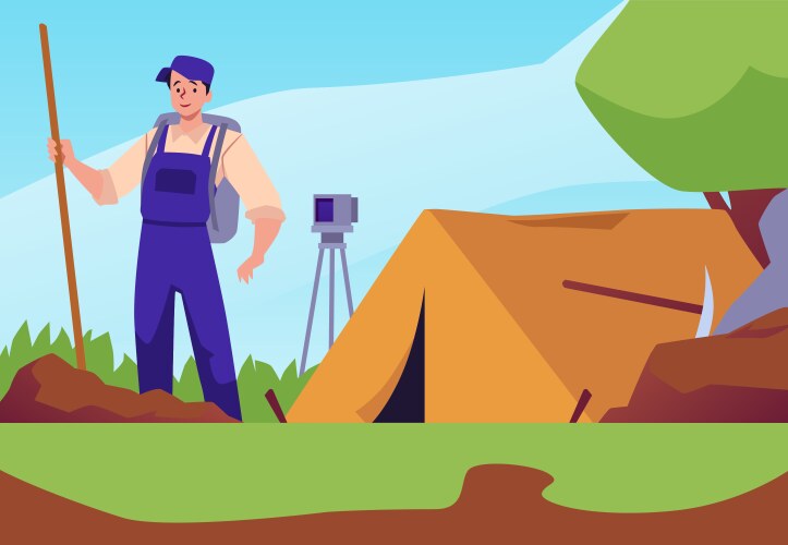 Cartoon Geologist Vector Images (over 190)