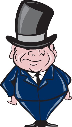 Cartoon Man Top Hat Vector Images (over 2,700)
