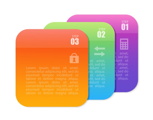 Business Data Visualization Infographic Concept Vector Image