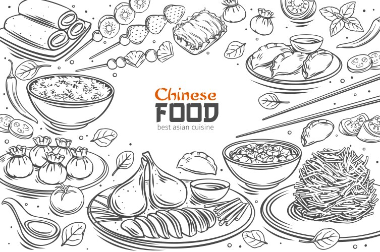 Chinese Cuisine Vector Images (over 36,000)
