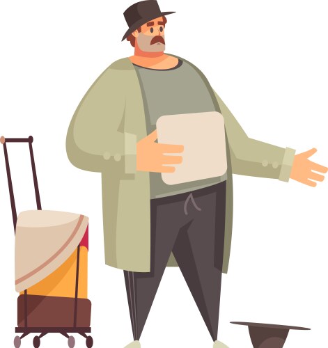 Poor Man Vector Images (over 8,700)