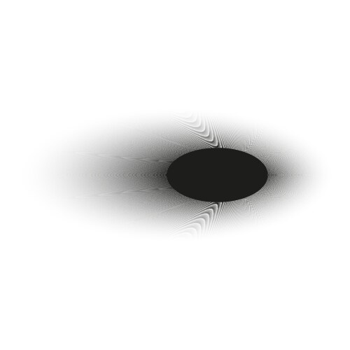 Realistic shadow set with round shapes black Vector Image