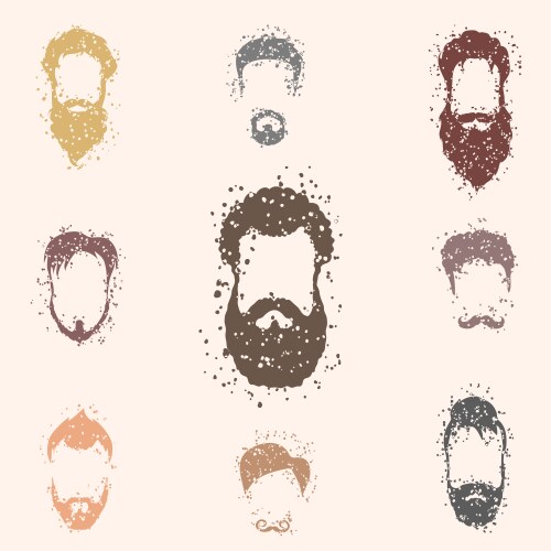 Beards Royalty Free Vector Image - VectorStock