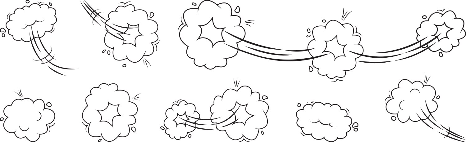 Comic Whoosh Vector Images (98)