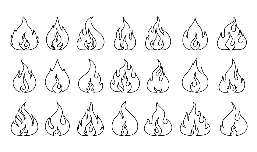 Fire Outline Vector Images (over 130,000)