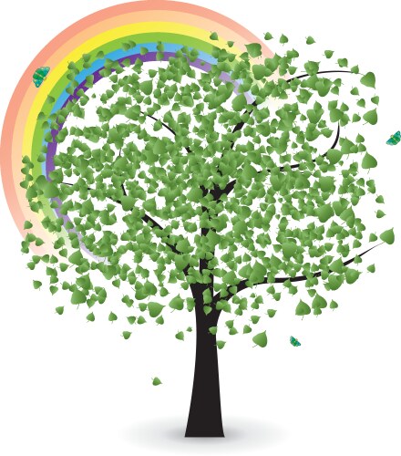 Rainbow Tree Vector Images (over 7,400)