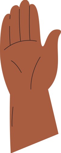 Human hand arm Royalty Free Vector Image - VectorStock