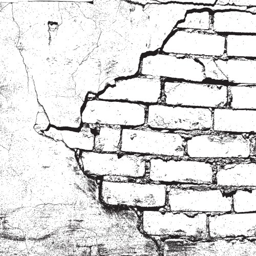 Rough Brick Wall Texture – Royalty-Free Vector | VectorStock