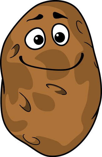 Potato character Royalty Free Vector Image - VectorStock