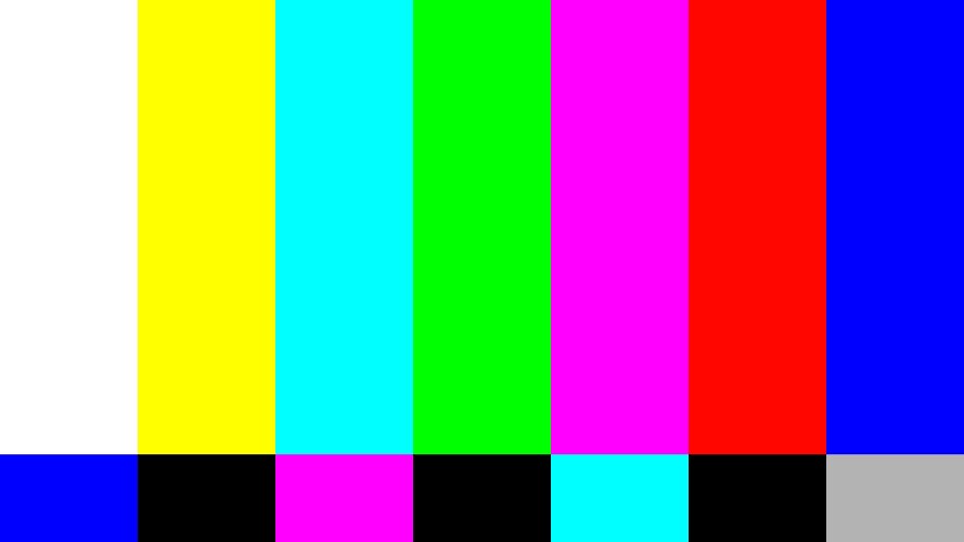 Tv colour bars test card screen smpte television Vector Image