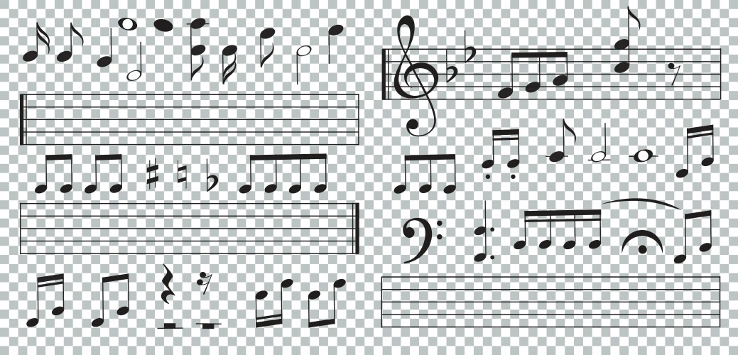 Music Notes Transparent Background Vector Images (over 990)