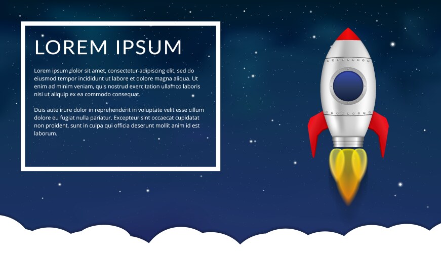 Realistic space elements set Royalty Free Vector Image