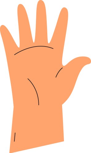 Human hand arm Royalty Free Vector Image - VectorStock