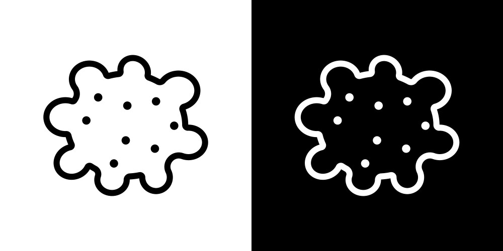 Pigment icon set melanin symbol Royalty Free Vector Image
