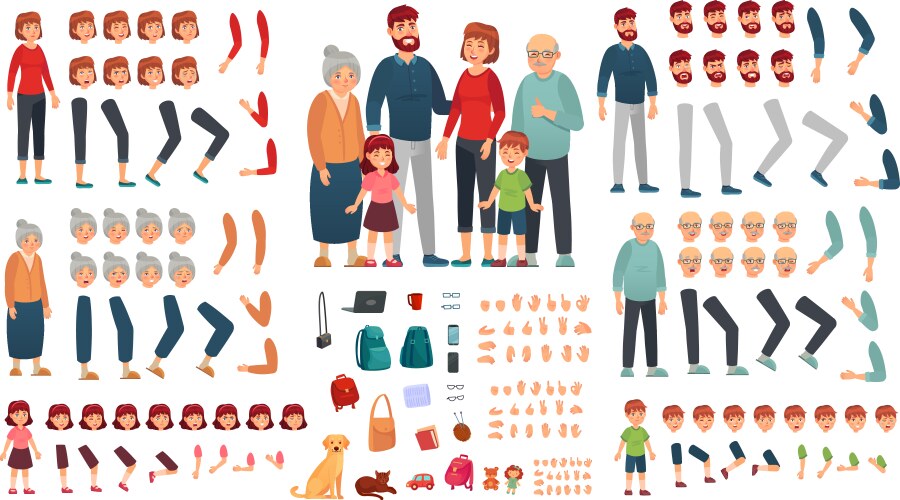 Family cartoon Vector Images & Graphics for Commercial Use | VectorStock