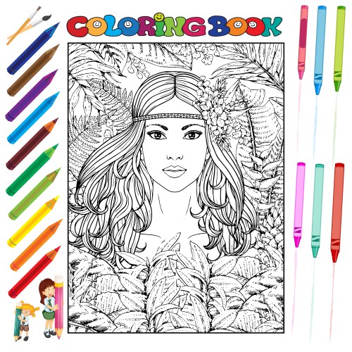 Coloring page Royalty Free Vector Image - VectorStock