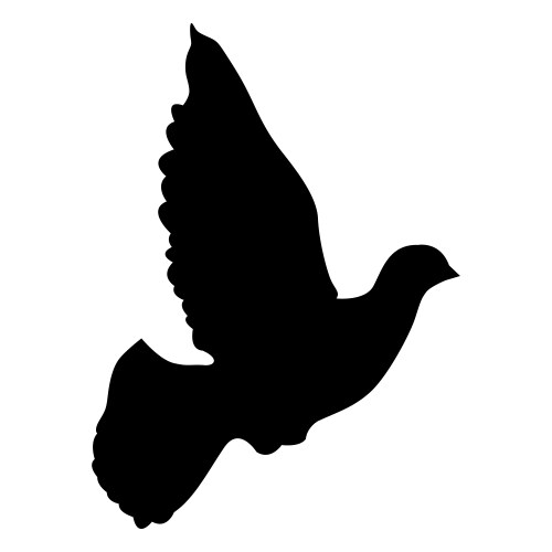 Dove flying sequence 3 Royalty Free Vector Image
