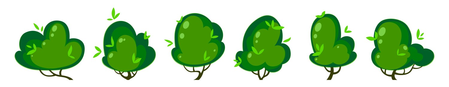Cartoon Bushes Vector Images (over 31,000)
