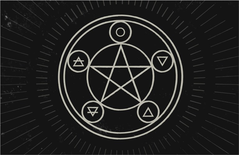 Wicca Pagan Occult Vector Images (over 2,200)