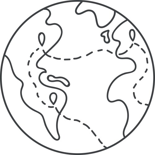 World Globe Outline Vector Images (over 63,000)
