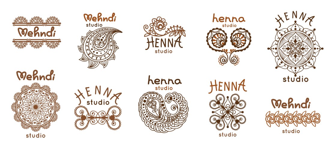 Mehndi Design Logo