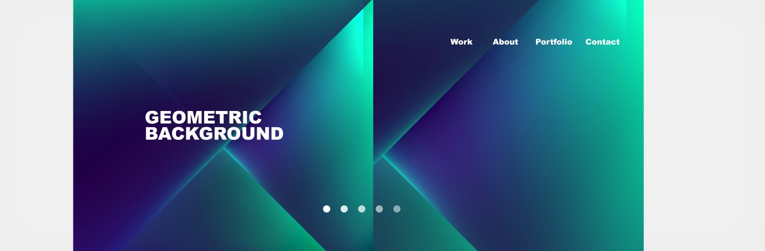 Triangle minimal web site page background design Vector Image