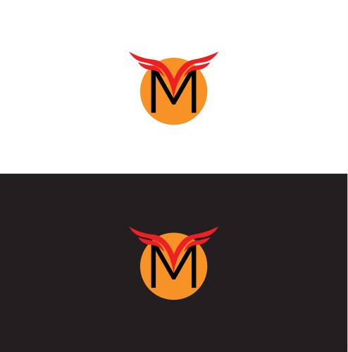 M Letter Wing Vector Images (over 600)